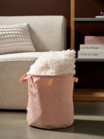 Sinsay - Koš na skladování s květinovým vzorem - růžová