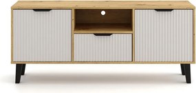 TV stolek Borg Duo 2d1s dub artisan / kašmír
