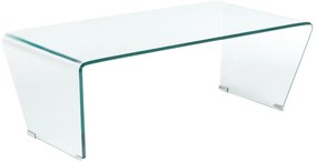 OnaDnes -20% Skleněný konferenční stolek Kave Home Burano 120 x 60 cm