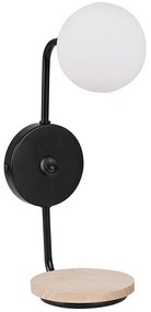 Candellux | Nástěnná lampa PONIO 1xG9/25W/230V černá/buk | CA0876