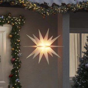vidaXL Svítící vánoční hvězdy s LED 3 ks skládací 100 cm [3190448] Barva: Červená