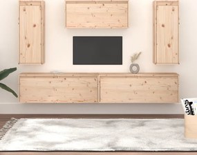 vidaXL TV skříňky 5 ks masivní borové dřevo [3100245] Barva: medová hnědá