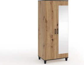 Dvoudveřová skříň se zrcadlem POLA 11