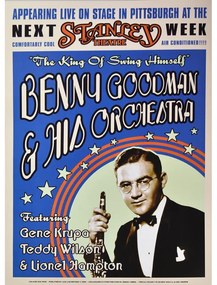 Koncertní plakát Benny Goodman, Pittsburgh 1936