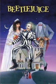 Plakát, Obraz - Beetlejuice - Recently Deceased, (61 x 91.5 cm)