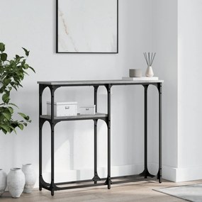 vidaXL Konzolový stolek 90 x 22,5 x 75 cm kompozitní dřevo [834094] Barva: šedá sonoma