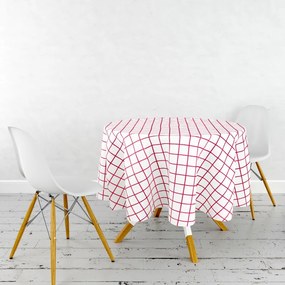 Ubrus PVC kulatý DC-9400B – Elegantní kostka (různé velikosti)