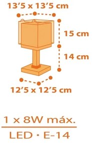 Dalber 64561N - LED Dětská lampička LITTLE TIGGER 1xG4/4W/230V oranžová