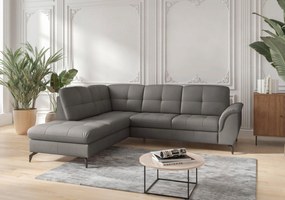XXXLutz ROHOVÁ SEDAČKA, textil, kůže, mokka Sit & More - Sedací soupravy - 00014401632W