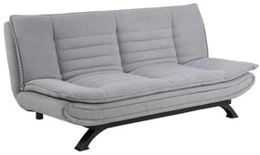 Rozkładana sofa Do salonu Sypialni Szaro-Czarna MILOS