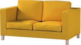 Potah na pohovku IKEA Karlanda 2-místná, krátký barva žlutá látka pletený vzor