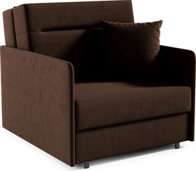 Eka Pohovka AMERYKANKA 172, 90 cm Barva látky: Černá (Kronos 07)