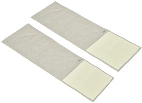 PawHut sada 2 škrabadel na pohovku pro kočky, sisalový škrabací koberec, béžová+šedá, 130x45x0,3cm, na křeslo a pohovku| Aosom