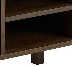 Hnědý TV stolek v dekoru dubu 120x45x40 cm Southampton – Actona