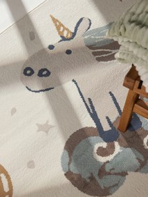Hanse Home, Dětský koberec Adventures 106413 Cream Multicolor, 120x170, vícebarevná, dětský pokoj