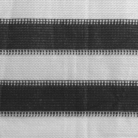 Balkónová zástěna HDPE 75 x 500 cm antracitovo-bílá 310850
