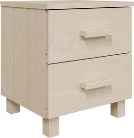 Noční stolky HAMAR 2ks medově hnědé 40x35x44,5 cm masivní dřevo 340408