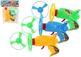 TEDDIES Vystřelovací pistole s vrtulkou / Plast / 12 cm / 3 barvy / od