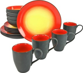 XXXLutz KOMBINOVANÁ SOUPRAVA HOT RED 16dílné Creatable - Online Only nádobí - 007768092601