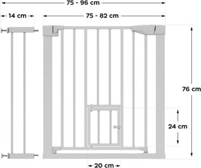 Bezpečnostní zábrana Guardian 2.0 bílá