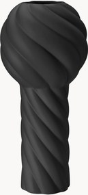 Ručně malovaná keramická váza Twist Pillar, V 34 cm