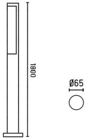 FARO 75524 - LED Venkovní lampa BERET-3 LED/16W/230V IP54