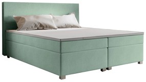 Manželská postel Boxspring 160 cm Simon Comfort (mátová) (s matrací, bez úložného prostoru). 1056326