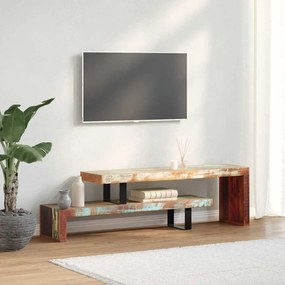 TV stolek masivní recyklované dřevo 244582