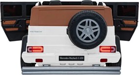 Elektrické autíčko Mercedes Benz MAYBACH G650 STRONG bílé
