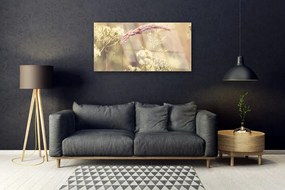 Obraz na skle Divoké Rostliny Příroda 140x70 cm