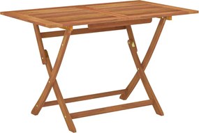 Skládací zahradní stůl 120x70x75 cm masivní eukalyptové dřevo 316621