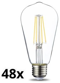 Výrobce po 1 ks SADA 48x LED Žárovka VINTAGE E27/4,3W/230V 2700K P5406