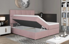 Eltapmeble Postel Glossy Boxspring 140x200 cm - Kronos 19 (barva potahu)