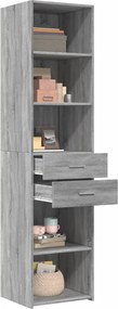 Skříň highboard šedá sonoma 45 x 42,5 x 185 cm kompozitní dřevo 3281453