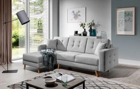 Rohová sedací souprava Astra L, zelená (Monolith 37)