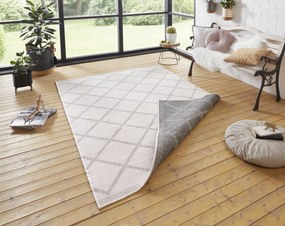 NORTHRUGS - Hanse Home koberce Kusový koberec Twin Supreme 103760 Corsica Grey/Cream – na ven i na doma - 80x150 cm