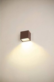 LA 1005150 SITRA S WL SINGLE venkovní LED nástěnné přisazené svítidlo rezavé CCT switch 3000/4000 K - BIG WHITE (SLV)
