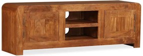 TV stolek masivní dřevo s medovým povrchem 120 x 30 x 40 cm 244679