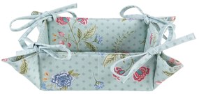 Textilní košík na pečivo Bloom Like Wildflowers - 35*35*8 cm