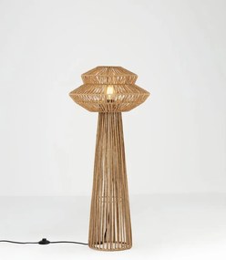 Provazová stojací lampa v přírodní barvě (výška 90,5 cm) Nua – Nova Luce