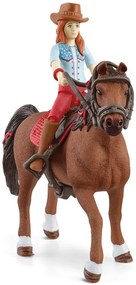 Schleich 42539 zrzka hannah s pohyblivými klouby na koni