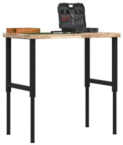 Pracovní stůl 100x60x(73–99,5) cm masivní akácie obdélníkový 3309691