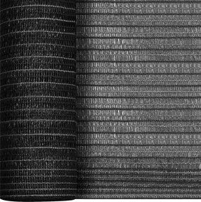 vidaXL Stínící tkanina 1,2 x 10 m HDPE 150 g/m² [149446] Barva: Černá