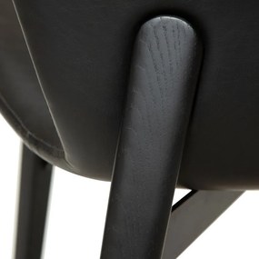 ​​​​​Dan-Form Černá koženková jídelní židle DAN-FORM Paragon
