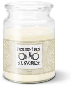 Sablio Svíčka Poslední den na svobodě - 500 g