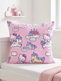 Sinsay - Povlak na polštář Hello Kitty - pastelová růžová