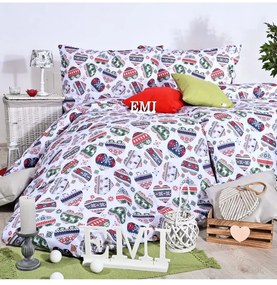 Vánoční povlečení bavlněné Cold EMI, Standardní set jednolůžko obsahuje 1x 140x200 + 1x 70x90