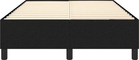 vidaXL Box spring postel 120 x 200 cm textil [3120848] Barva: Černá