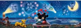 CLEMENTONI Panoramatické puzzle Mickey a Minnie / 1000 dílků / od 14 l