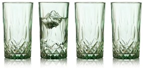 Lyngby Glas Sada sklenic Highball Sorrento 38 cl (4 ks) Green